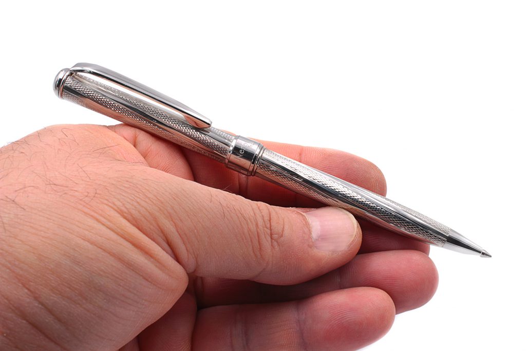 Silver Ballpoint Pen Gaudì Style - Grifos Pens