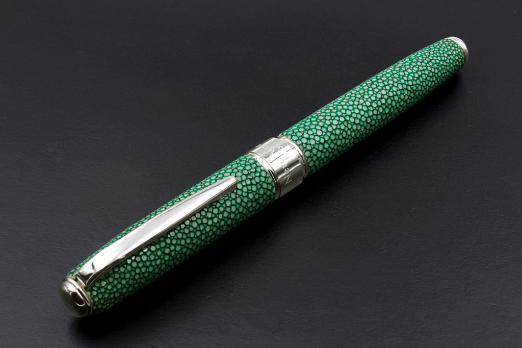 Green Stingray Leather Rollerball Pen - Grifos Pens