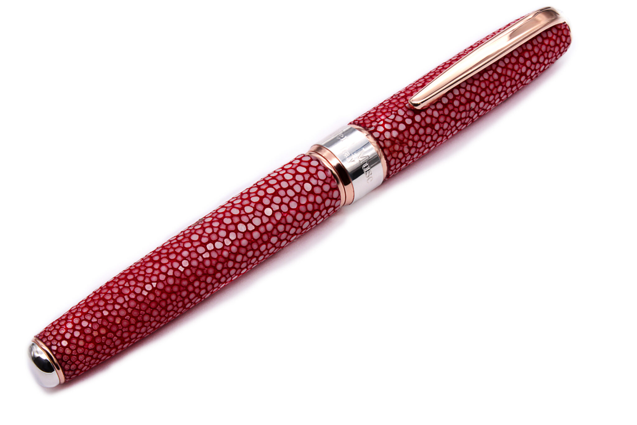 Red Stingray Leather Fountain Pen - Grifos Pens